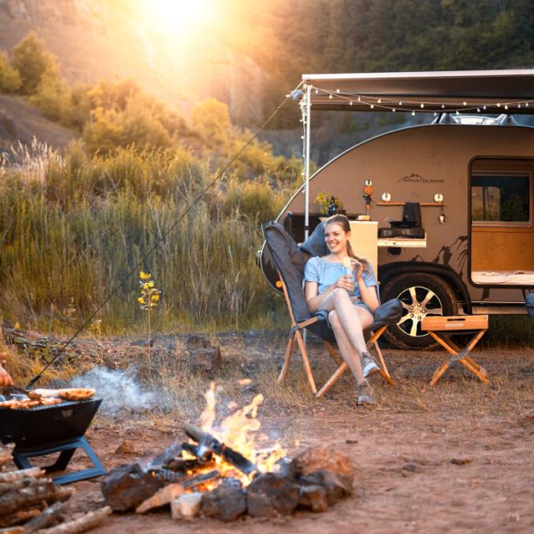 Sportcaravan Cube 2: Wohnwagen aus Deutschland für Motorräder