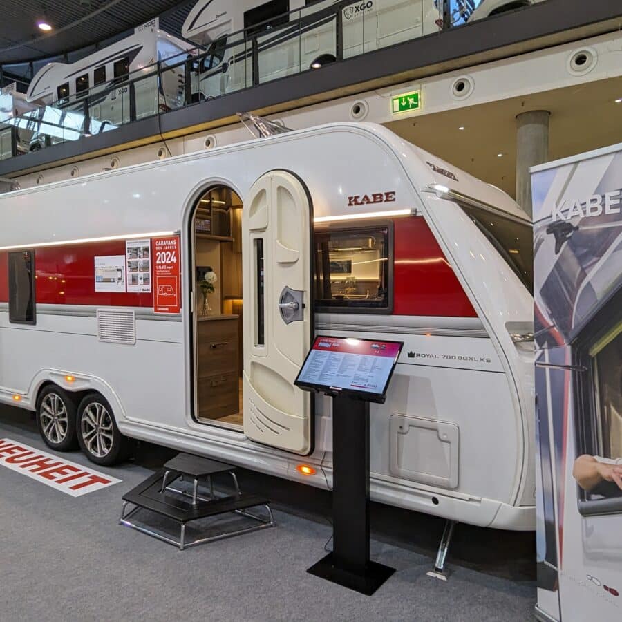 Sportcaravan Cube 2: Wohnwagen aus Deutschland für Motorräder
