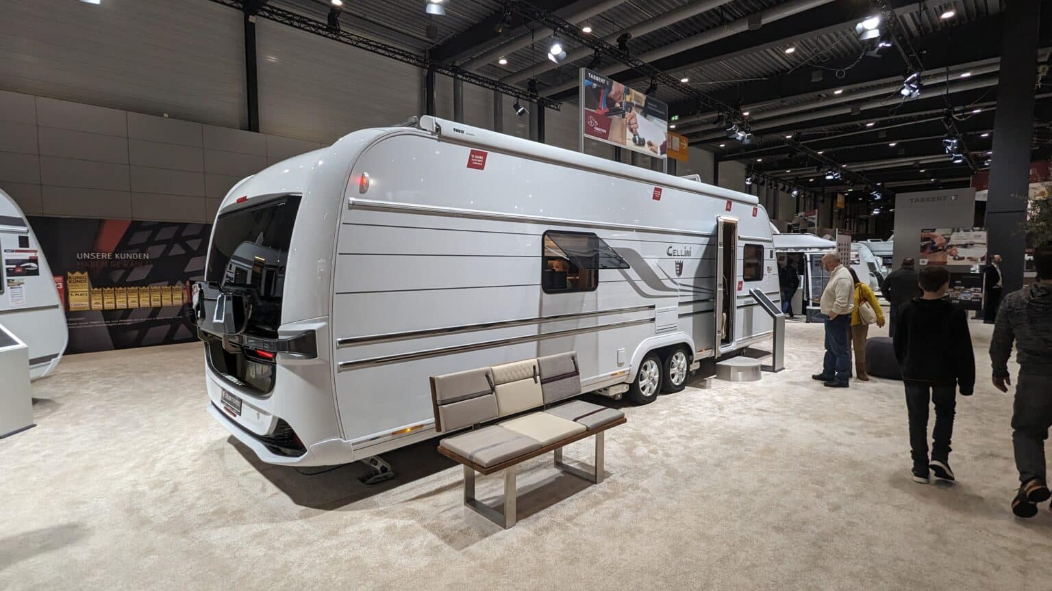 Tabbert Cellini 750 HTD 2,5 Slide Out - krasser Luxus-Wohnwagen